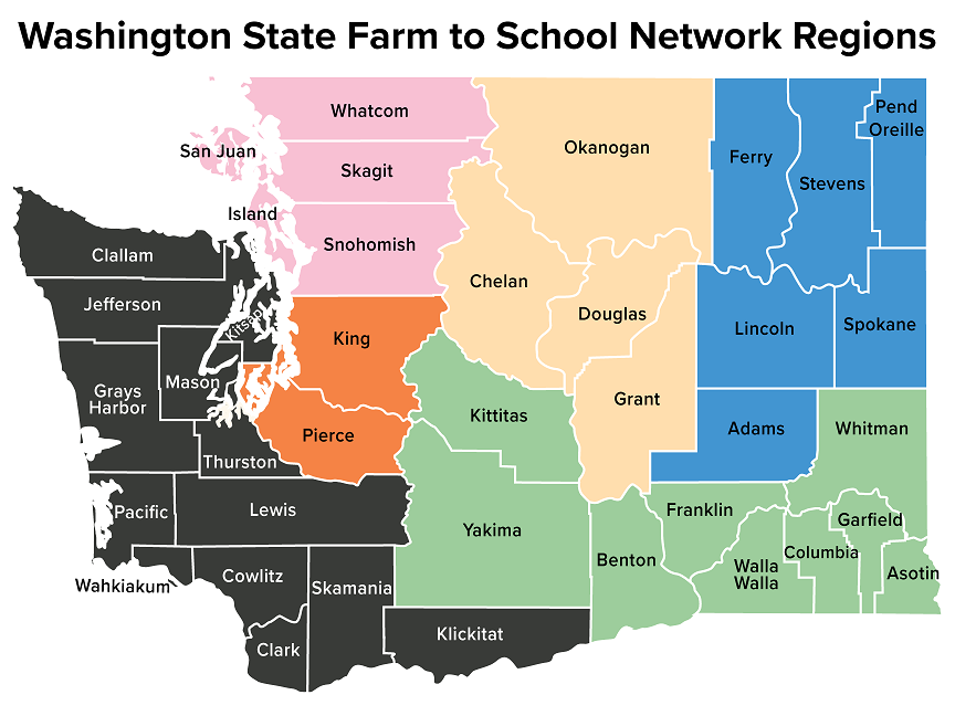 Regional Hubs – Washington State Farm to School Network